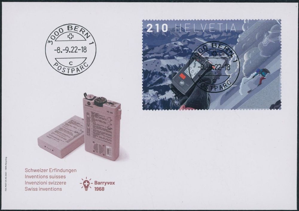 2022 Barryvox Blockausschnitt FDC Voll | Kaufen auf Ricardo