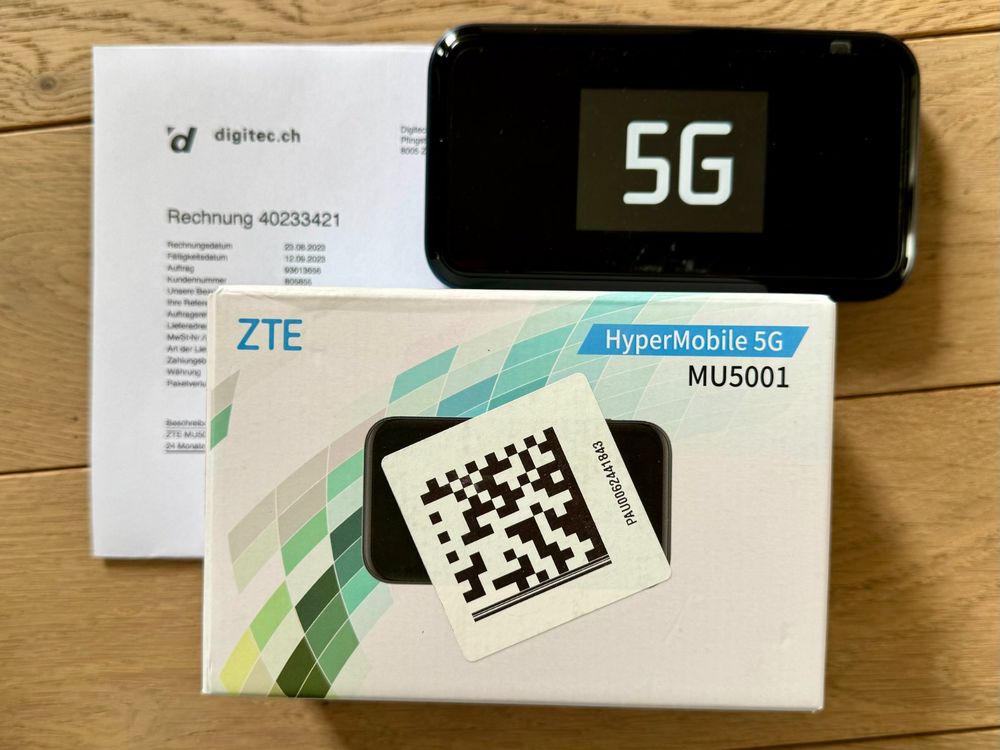 ZTE MU5001 - Mobile 5G Router (Gebraucht) in Wiesendangen für CHF 235 ...