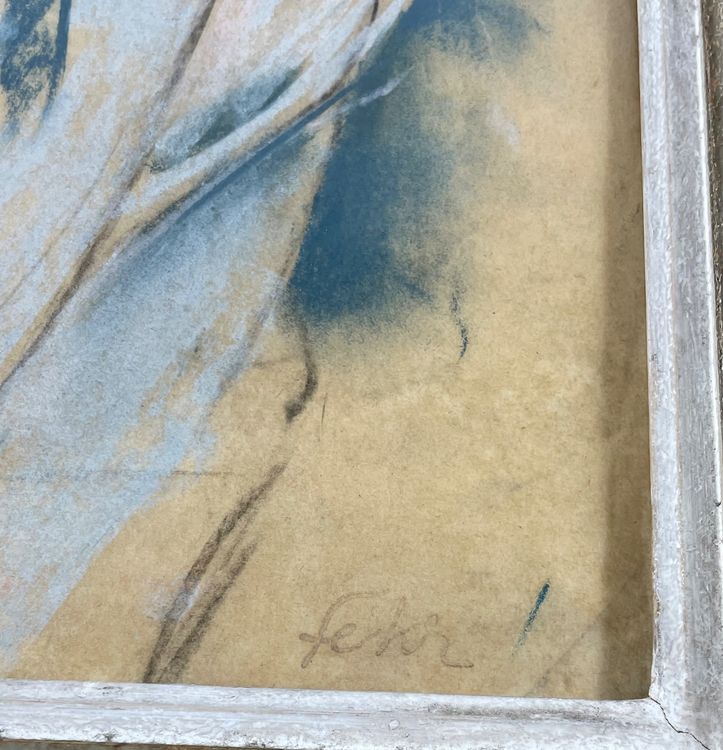 Henri Fehr (1890-1974) grosses Pastell | Kaufen auf Ricardo