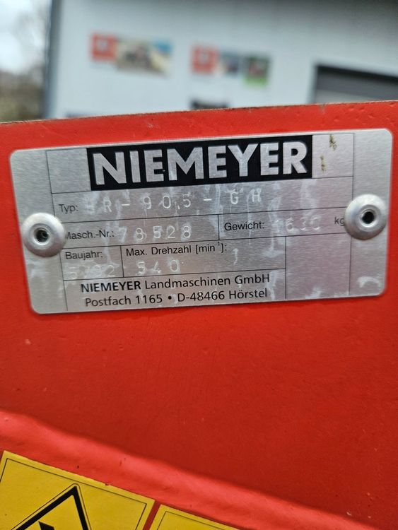 Kreiselheuer Niemeyer Hr 905-GH ab 1.- (Gebraucht) in Bösingen für CHF 1004 – nur Abholung auf ...