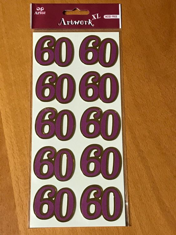 Sticker 60 XXL | Kaufen auf Ricardo