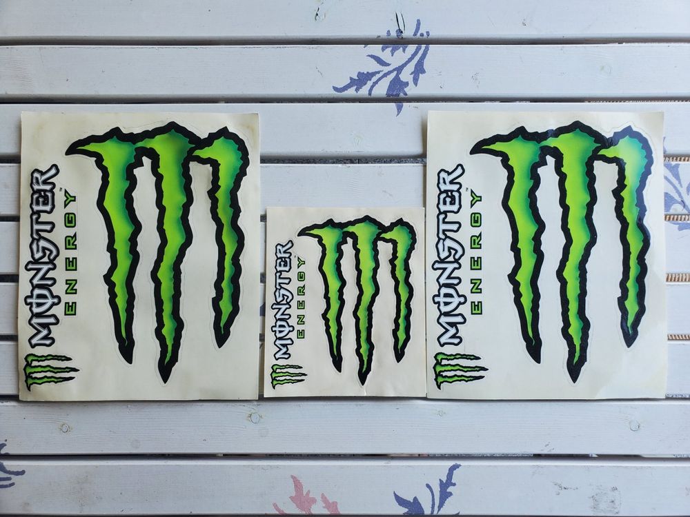 Monster Energy Sticker Set (3 Stk.) Neu (Neu und originalverpackt) in ...