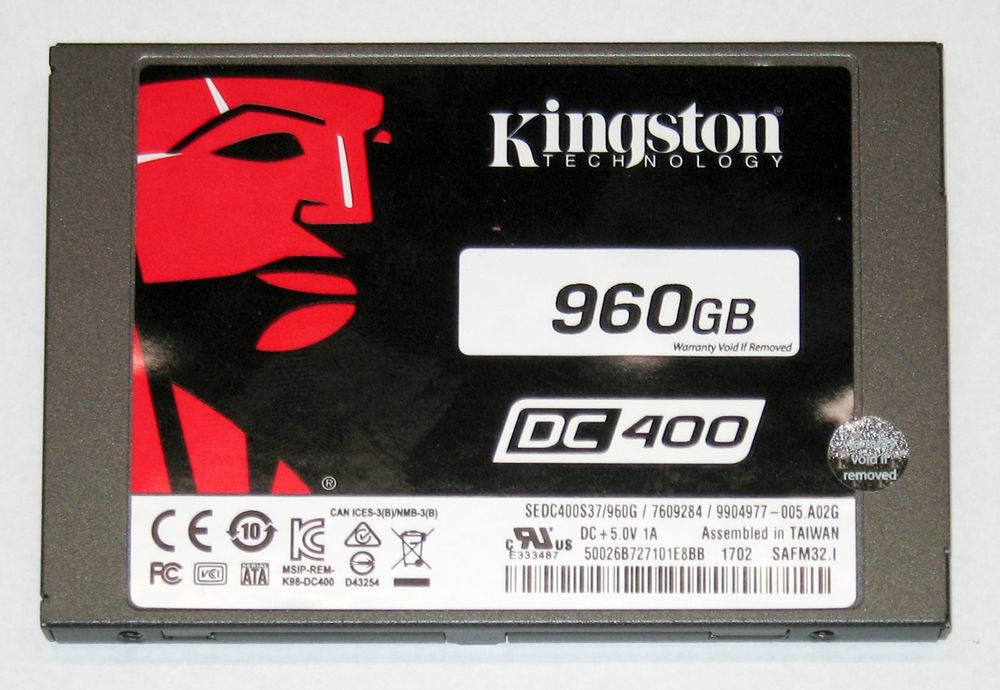 Kingston DC400, 960 GB, MLC, Data Center SSD, SATA, 99% (Gebraucht) in ...