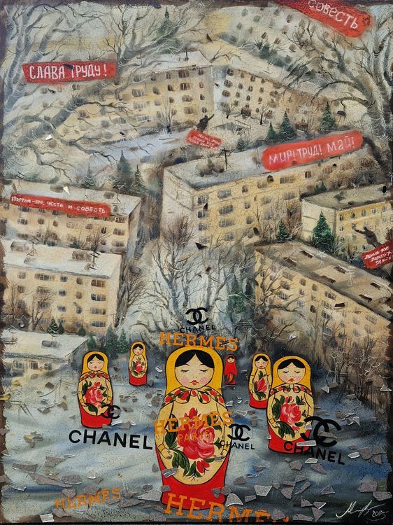 Grande huile sur toile de Larissa Mayorova (Gebraucht) in Renens VD für ...