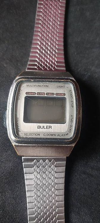 Vintage montres BULER WATCH &CO ,Royal LCD QUARTZ (D'occasion) à Rolle ...