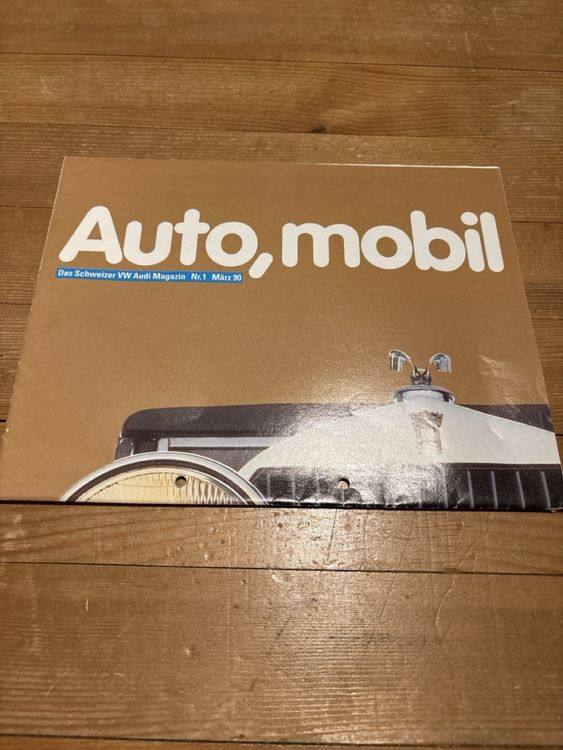 Auto, mobil, Nr.1, Maerz 90, Schweizer VW Audi Magazin (Gebraucht) in ...