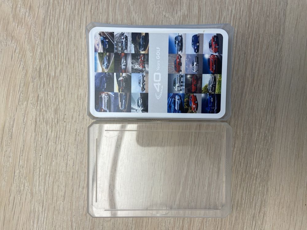 VW Golf Jasskarten - 40 Jahre Golf - Rarität! TOP (Gebraucht) in ...