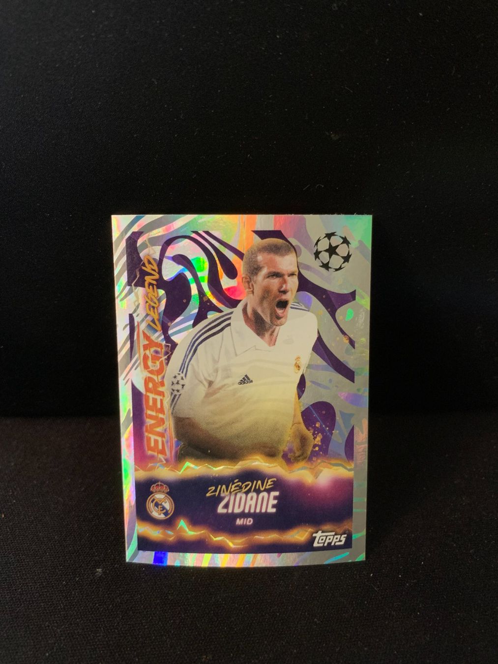 Topps CL Sticker 25/26 Energy Legend Zinedine Zidane Nr. 567 (Neu ...