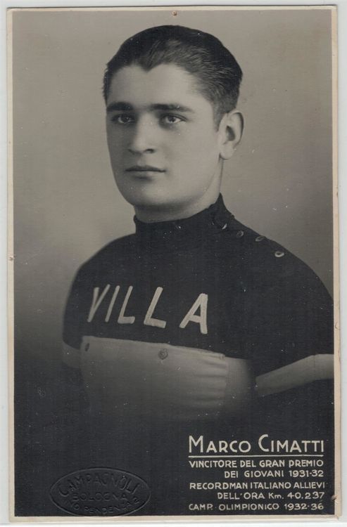 S 26 VELO Marco CIMATTI (IT) CICLISTA Velo Radrennfahrer (Gebraucht) in ...