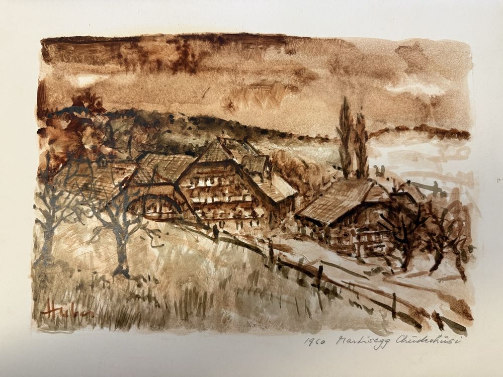 Otto Huber - Aquarell (Gebraucht) in Münsingen für CHF 35 – nur ...