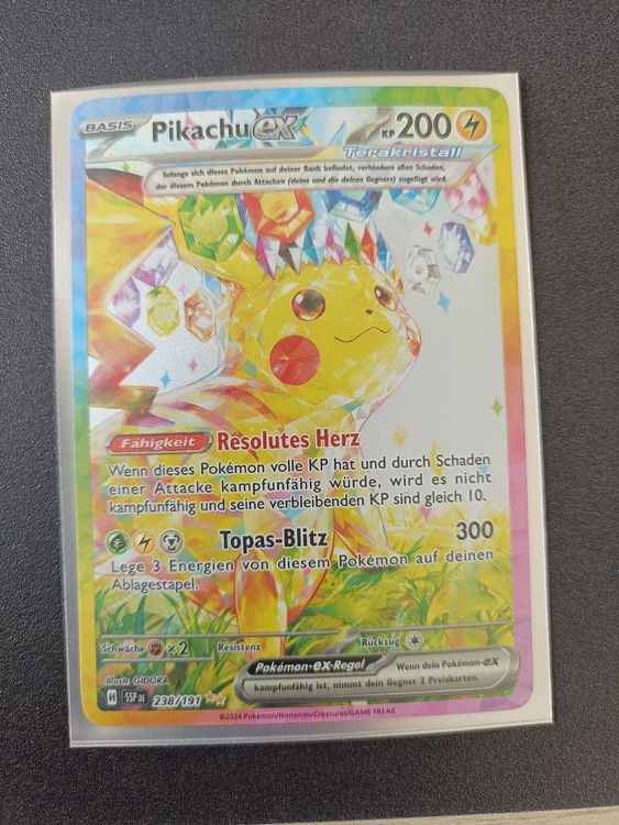 Pikachu EX 238 Pokémonkarte (Neu (gemäss Beschreibung)) in Därstetten ...