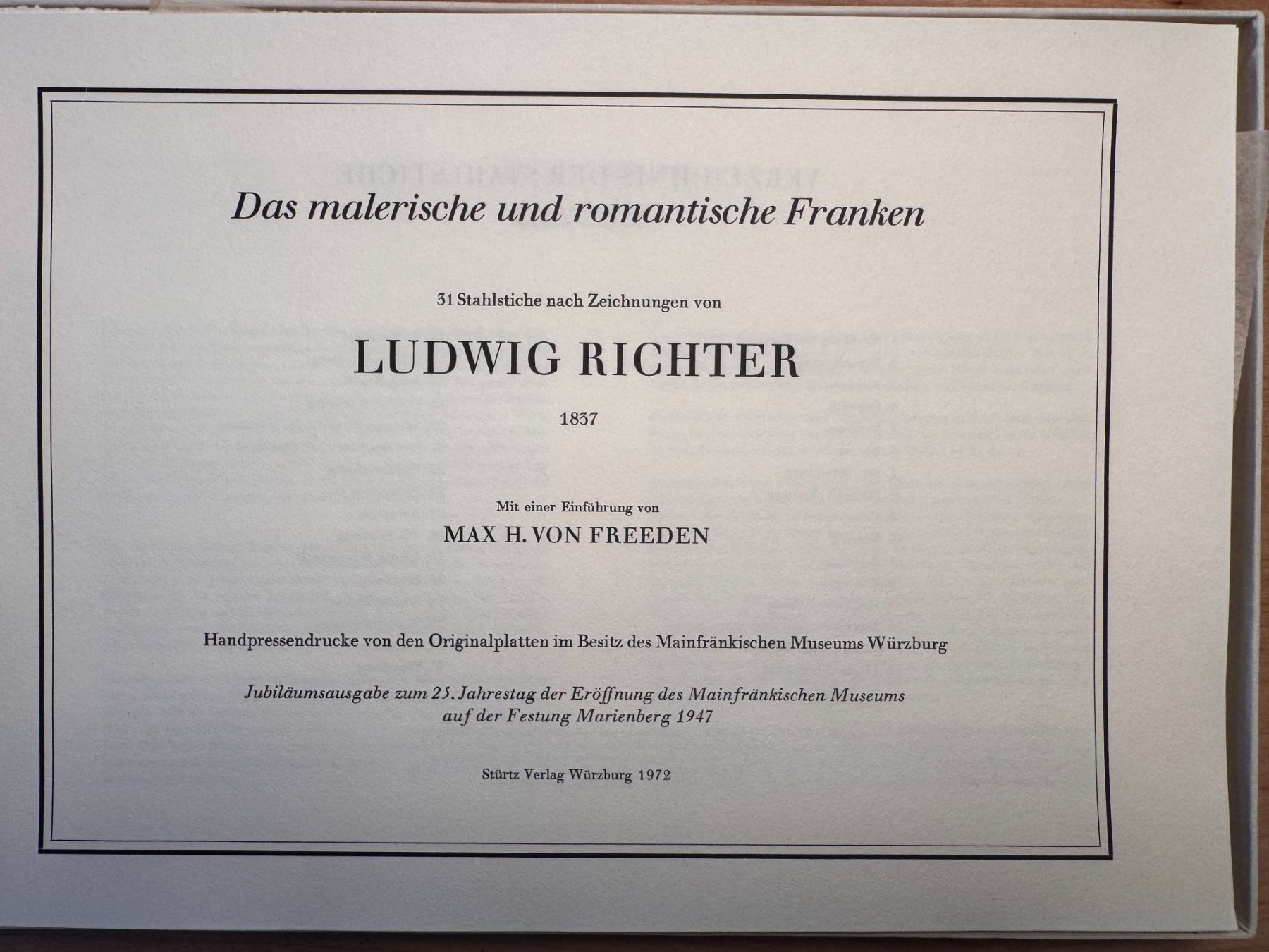 Ludwig Richter 1837/1972 – 31 Stahlstiche limitiert 669/999 (Gebraucht ...