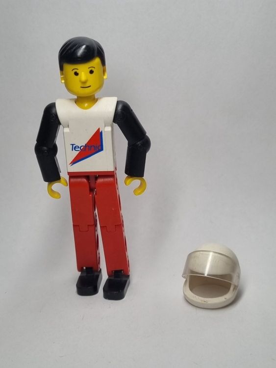 LEGO tech004 Technic Figure Red Legs, White Top with Red (Gebraucht) in ...