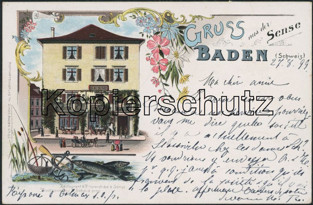 AGS Baden - Litho (Gebraucht) in Schindellegi für CHF 185 – mit Lieferung auf Ricardo kaufen