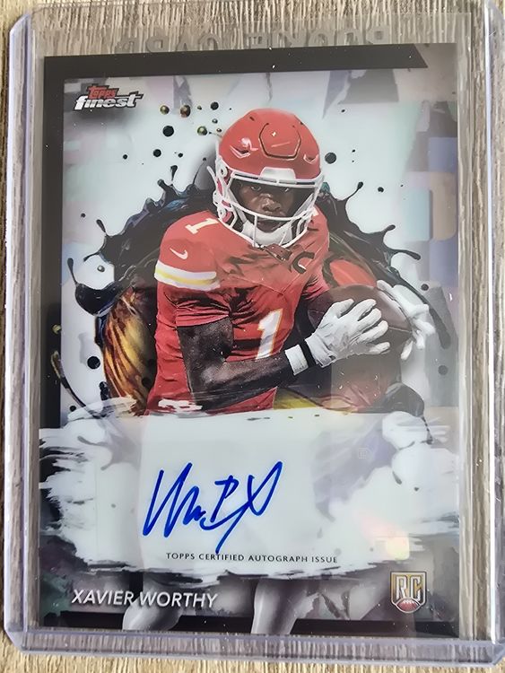 Kansas City Chiefs Autograph Xavier Worthy RC Rookie (Neu (gemäss ...