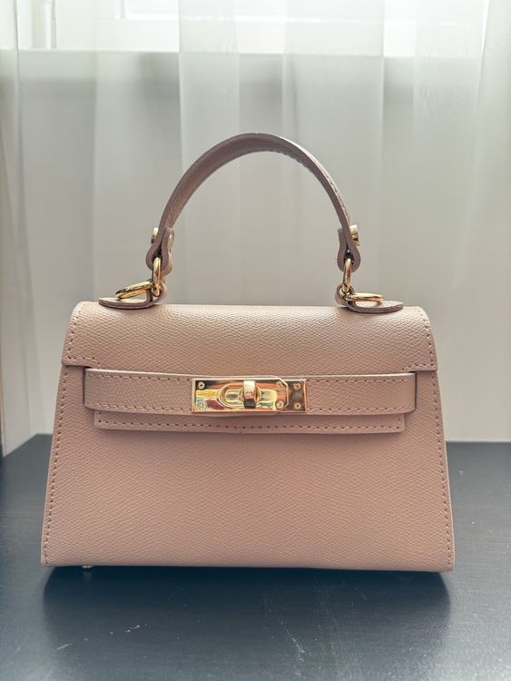 Borsa elegante color cipria, vera pelle - nuova (Nuovo (secondo la ...