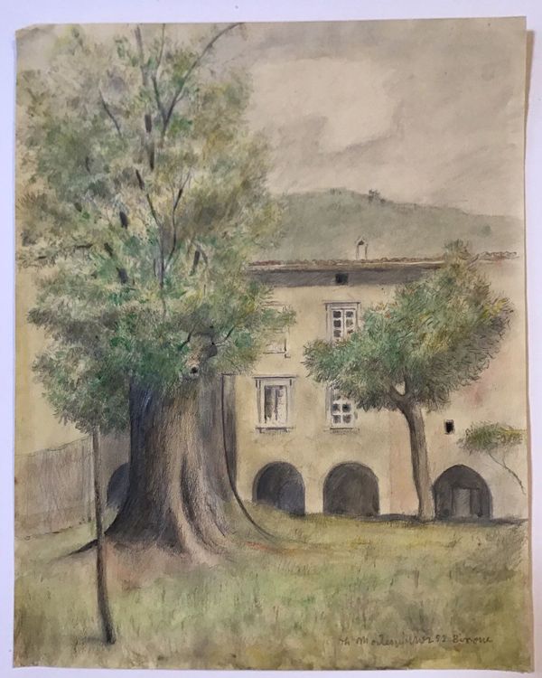 Original Aquarell Unleserlich Signiert | Kaufen auf Ricardo