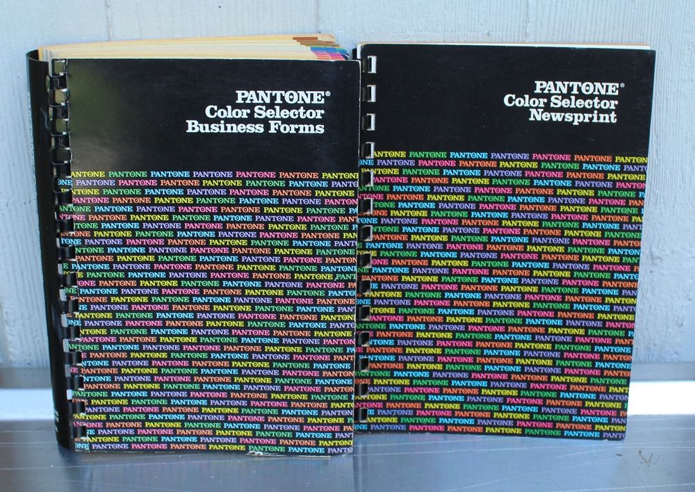 2x Pantone Color Selector Business Forms + Newsprint 1981/83 (Gebraucht ...