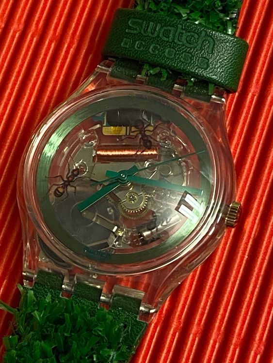 Swatch The Club Special 1997 - Garden Turf - SKZ103 Pack (Neuf avec ...