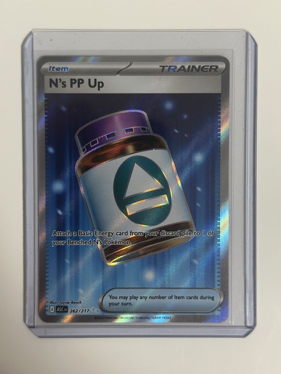 Pokemon Ascended Heroes - N's PP Up 262/217 (Neu (gemäss Beschreibung ...
