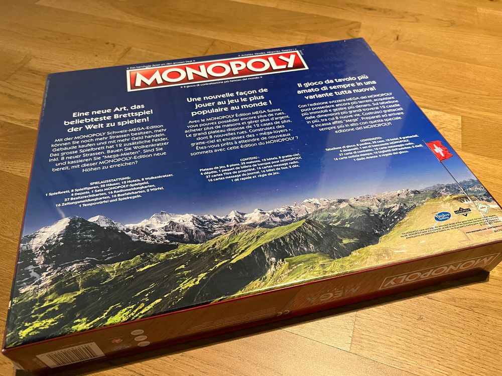 MONOPOLY Schweiz MEGA Edition originalverpackt/ungebraucht | Kaufen auf Ricardo