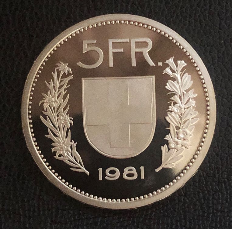 5 FRS 1981 Flan bruni (Neu (gemäss Beschreibung)) in Courgenay für CHF ...