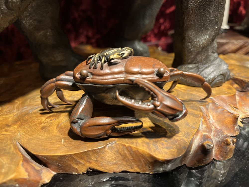 kleine bronze krabbe, japan, antik (Gebraucht) in Lengnau BE für CHF 90 ...