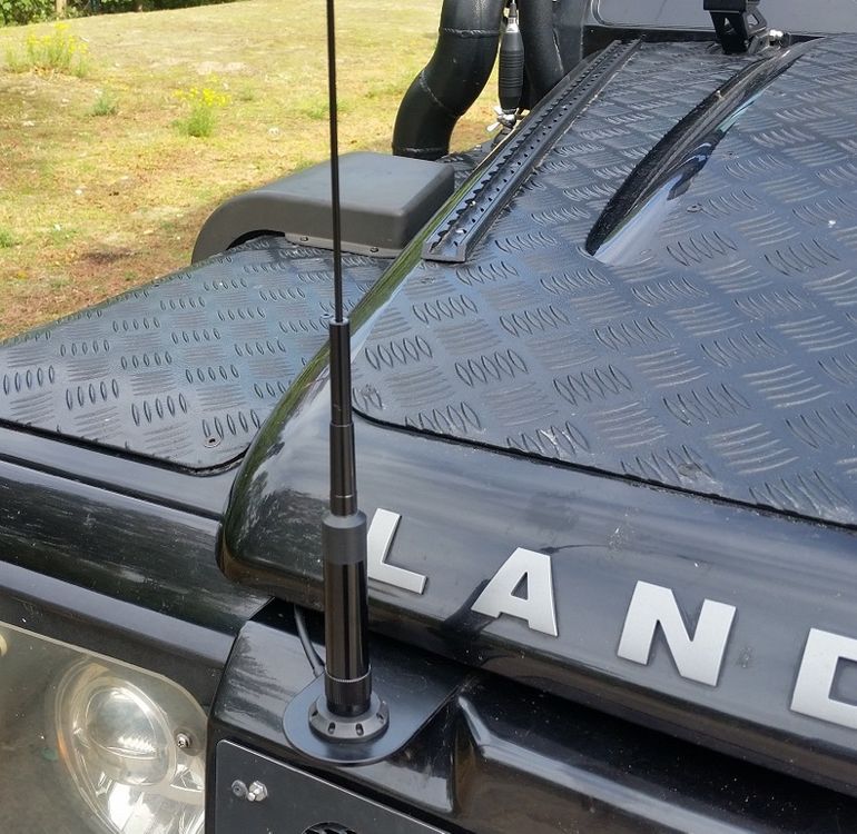 Land Rover Defender Montageplatte Antenne (Neu (gemäss Beschreibung ...
