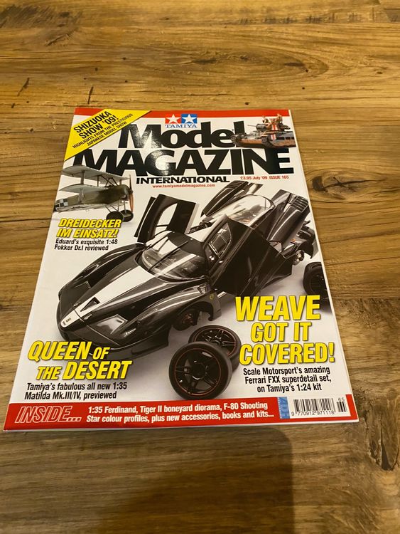 MAG ENG TAMIYA MODEL MAGAZINE 165 JULY 09 (Gebraucht) in MÜHLEDORF/SO ...