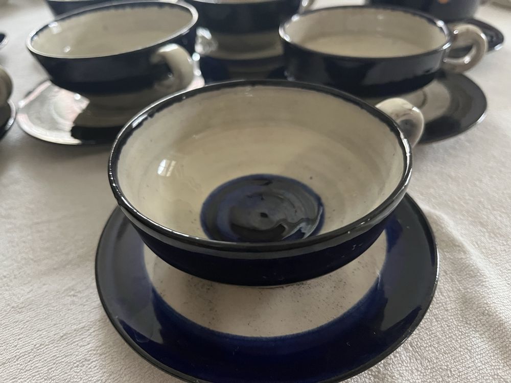 7 Teetassen Willi Steinlin Keramik St.Gallen, kein Versand | Kaufen auf ...