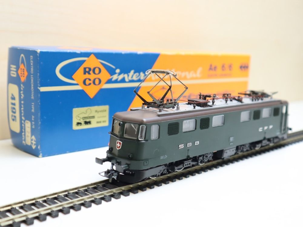ROCO SBB Ae 6/6 Elektrolokomotive - 4195 - H0 (Gebraucht) in Winterthur für CHF 55 – mit ...