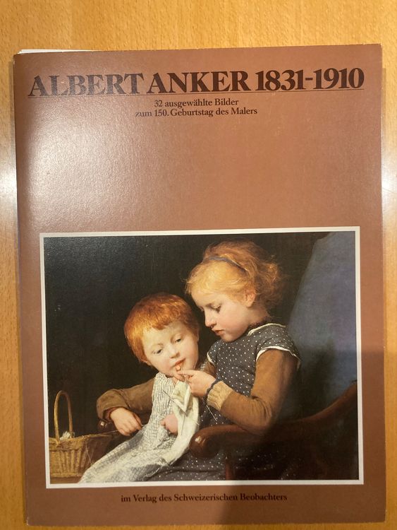 Albert Anker-32 Ausgewählte Bilder, Kunstdrucke, Kunstmappe (Gebraucht ...