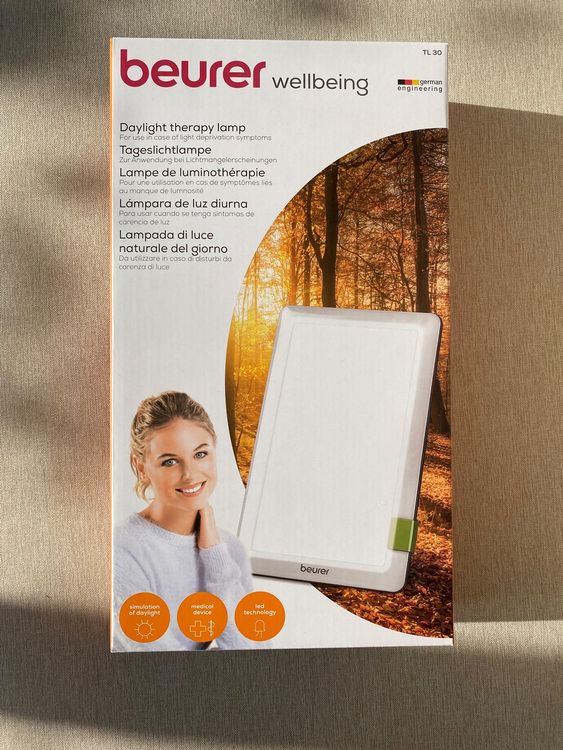 Daylight therapy lamp TL30 / New / Beuer Wellbeing (Neu und ...