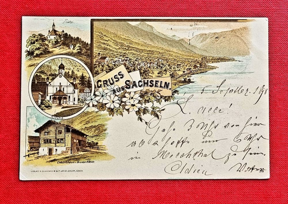 Sachseln - Litho - 1898 (Gebraucht) in Rothrist für CHF 28.5 – mit Lieferung auf Ricardo kaufen
