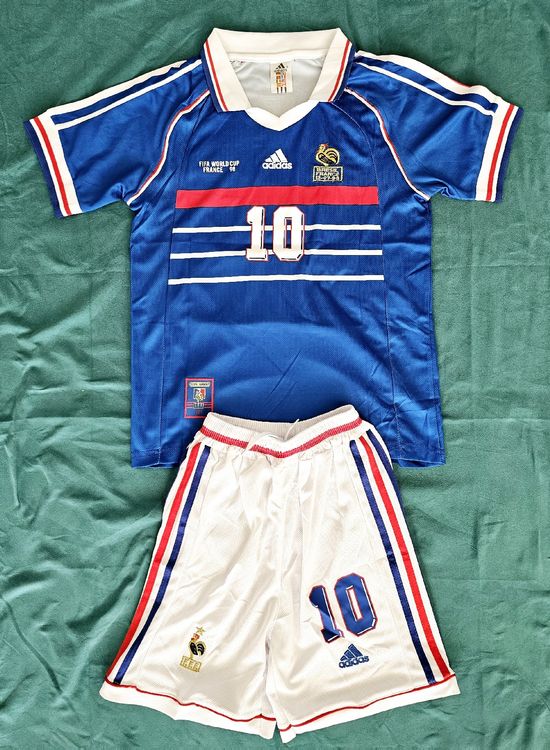 Zidane 10 Kids Set Frankreich WM 98 Retro (Neu und originalverpackt) in ...