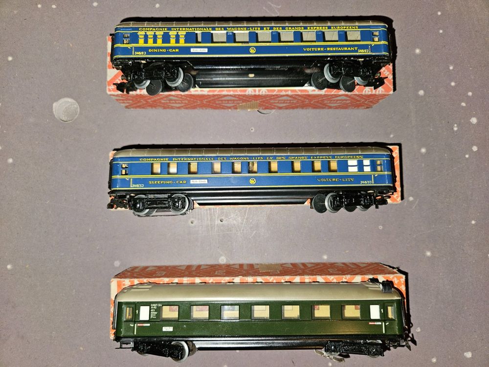 Märklin 346/3J, 346/1BS, 346/2J Wagen DB im OVP sehr gut | Kaufen auf ...