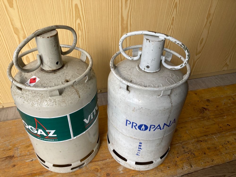 Glasflaschen Vitogaz Propana (Gebraucht) in Engwilen für CHF 70 – nur Abholung auf Ricardo kaufen