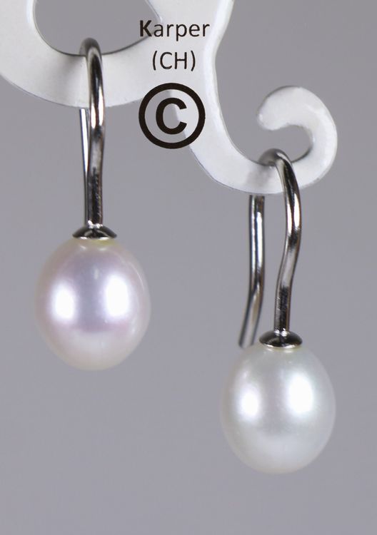 ZuchtPerlen Ohrringe / B.Oreille Perle de culture, S 925 Rho (Neu und originalverpackt) in ...