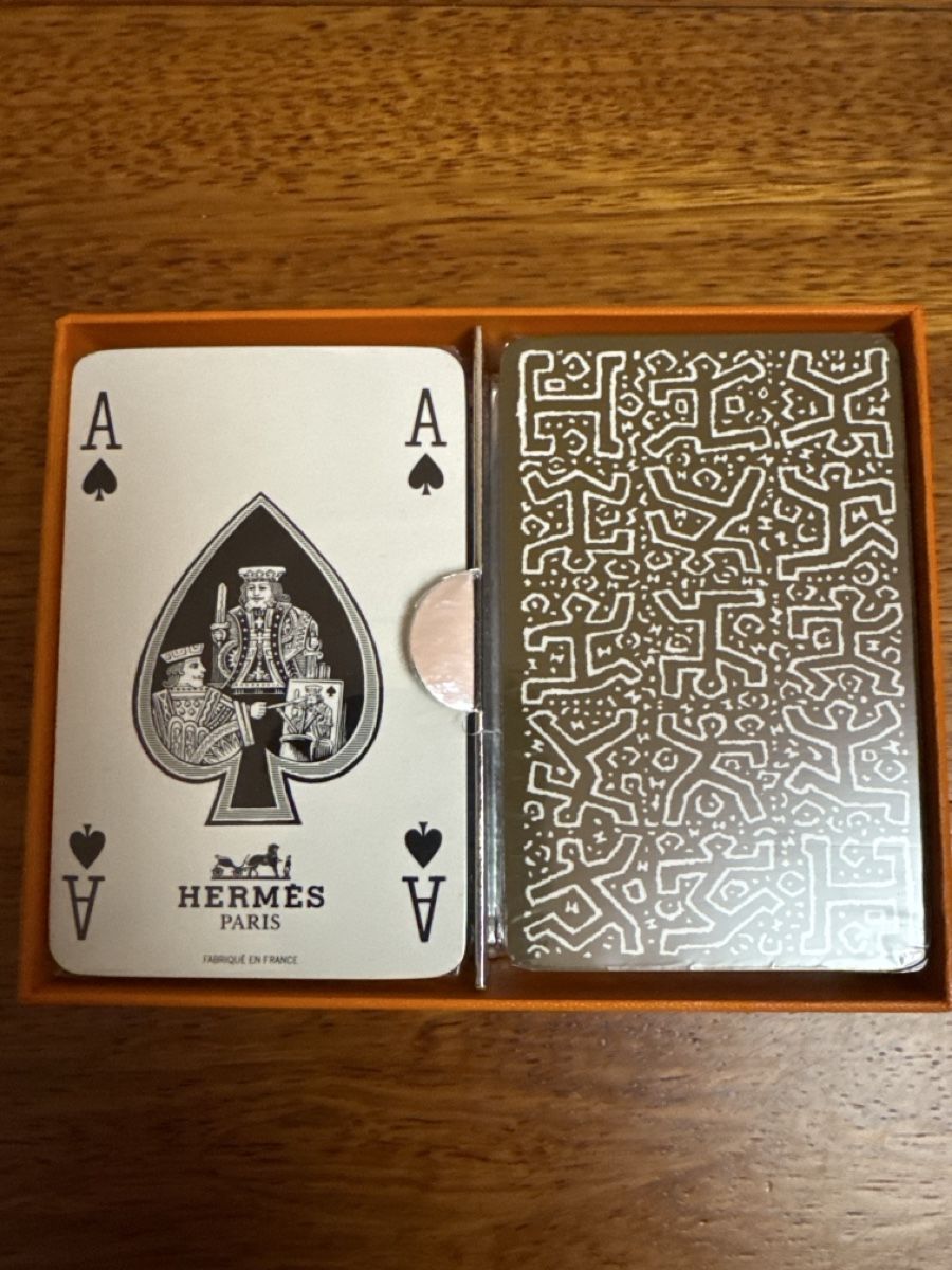 Hermès Playing Cards Boxed Set Perfect For Games Night Neu Und