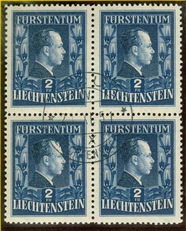 1951 Liechtenstein Freimarken Viererblocks | Kaufen auf Ricardo