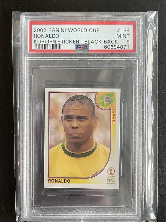 Ronaldo WM 2002 Panini Sticker PSA 9 Mint Top! 🇧🇷🏆 (Gebraucht) in Russikon für CHF 120 – mit ...