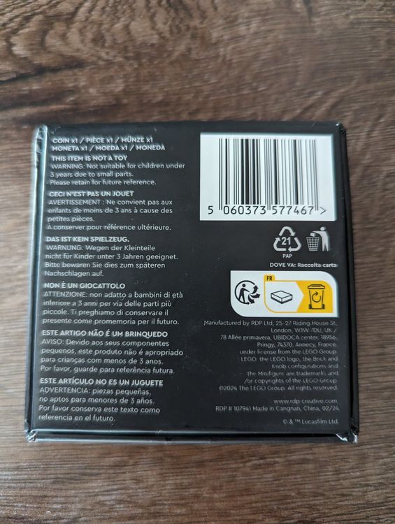 5008899 25 Jahre Lego Star Wars Sammelmünze NEU (Neu und ...