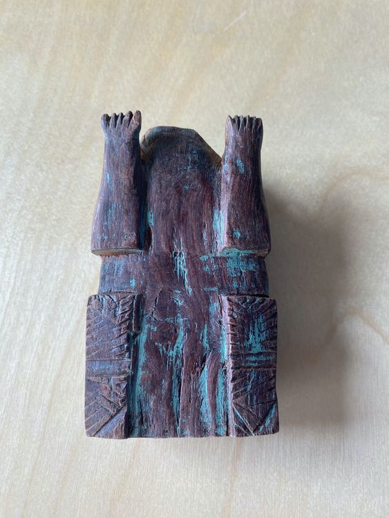 antik schöner frosch aus holz passt zu kare interio lambert (Gebraucht ...