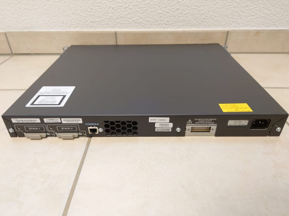Cisco Catalyst 3750G Series 24 Port managed Switch (Rack) (Gebraucht ...
