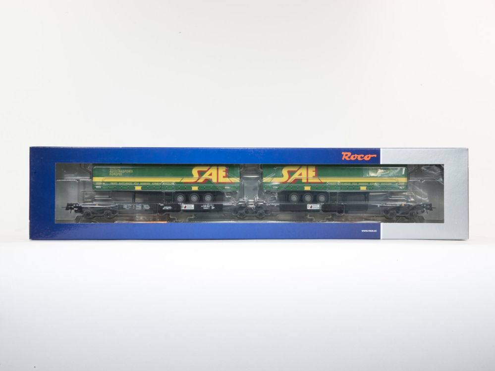 Roco Doppeltaschenwagen D-KV (Art. 67393) (Neu und originalverpackt) in ...