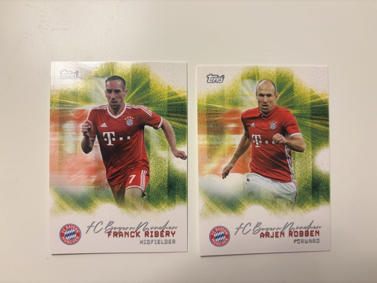 Topps FC Bayern Team Set 2025 Franck Ribery & Arjen Robben (Neu (gemäss ...