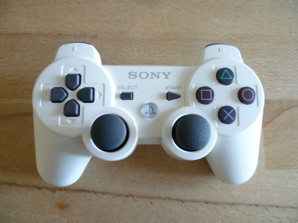 Original PS3 Controller Dual Shock 3 in Weiss (TOP) (Gebraucht) in ...