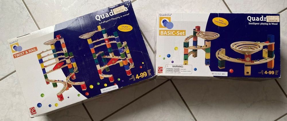 Quadrilla Kugelbahn Basic-Set und Twist & Rail (Gebraucht) in für CHF 62 – mit Lieferung auf ...