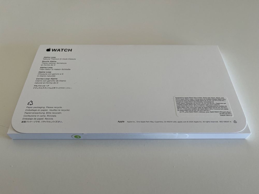 Original Apple Alpine Loop x Apple Watch Ultra 49mm (Neu und ...