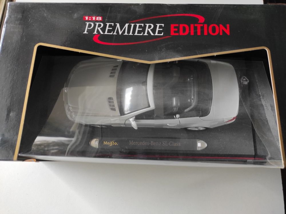 Mercedes-Benz SL-Class 1:18 Silber von Maisto die Cast | Kaufen auf Ricardo